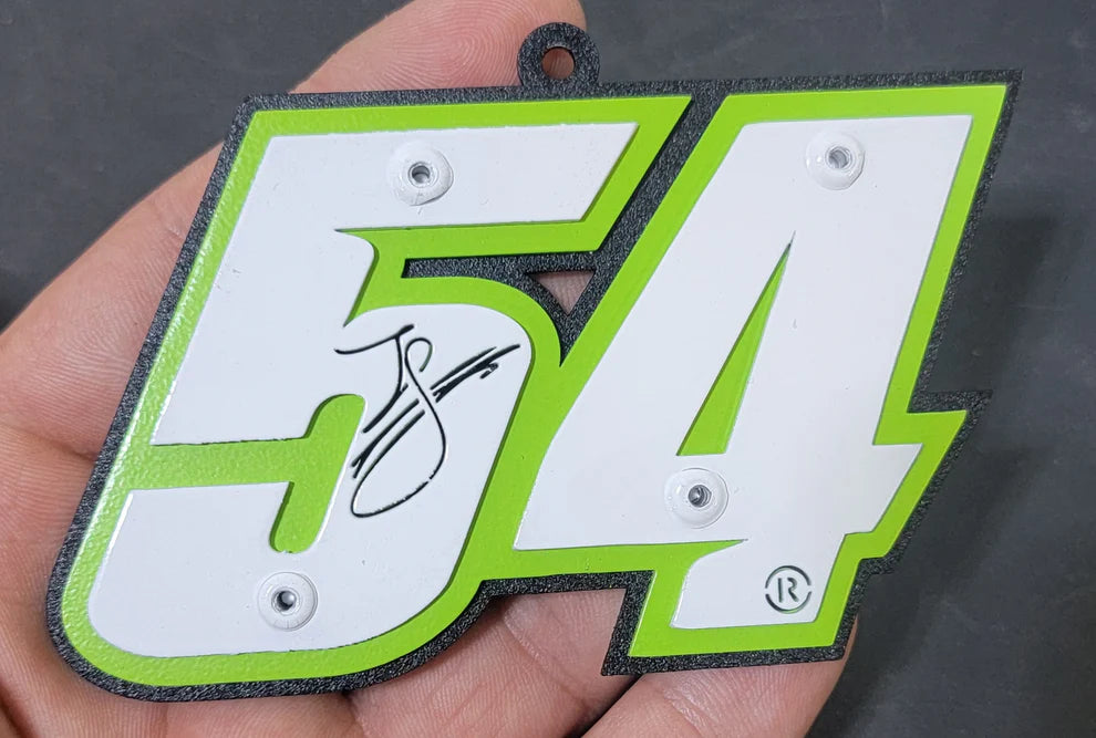 Ty Gibbs #54 Metal Car Number Ornament – Joe Gibbs Racing Store