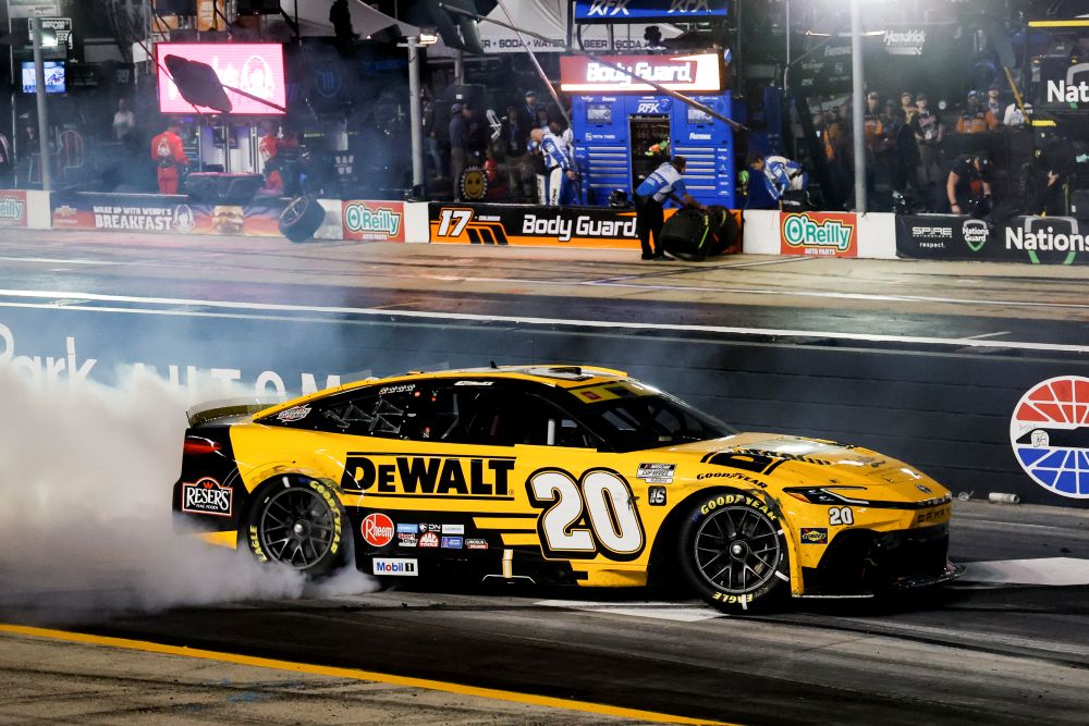 2025 1:24 Christopher Bell No 20 DeWalt Bristol Race WINNER Diecast ...