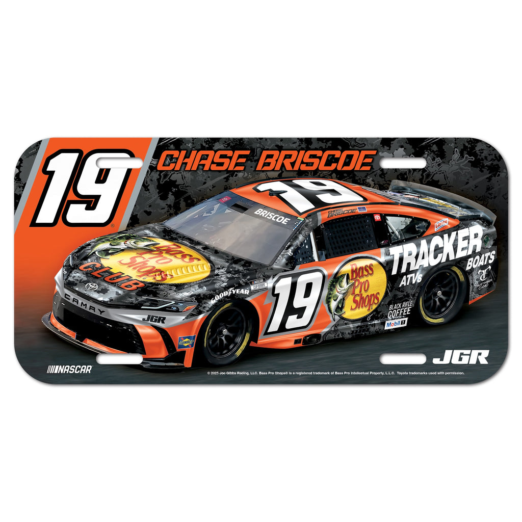 Chase Briscoe Car License Plate – Joe Gibbs Racing Store