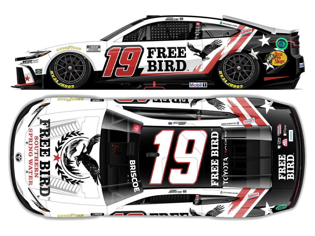 2026 1:24 Chase Briscoe No 19 Free Bird Water Diecast – Joe Gibbs ...