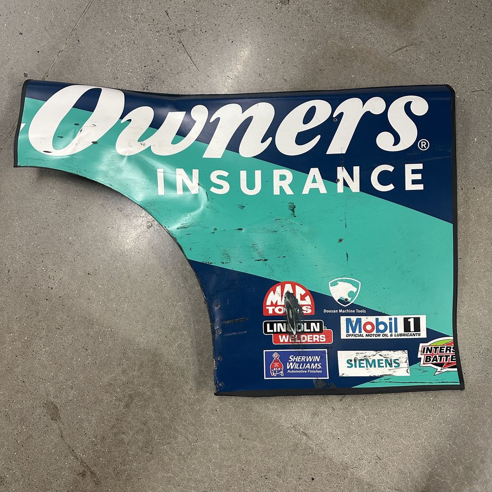 Martin Truex Jr Sheetmetal - Right Rocker Panel - Indy 8/15/21 – Joe ...