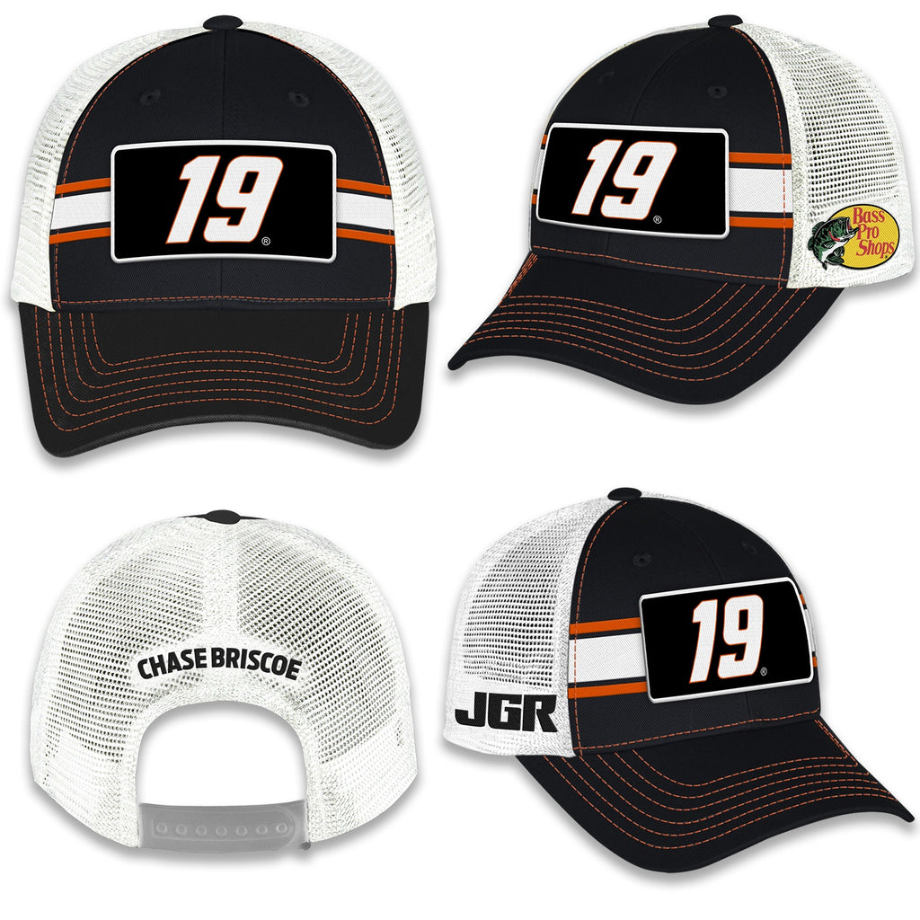 Chase Briscoe No. 19 Adult Stripe Hat – Joe Gibbs Racing Store