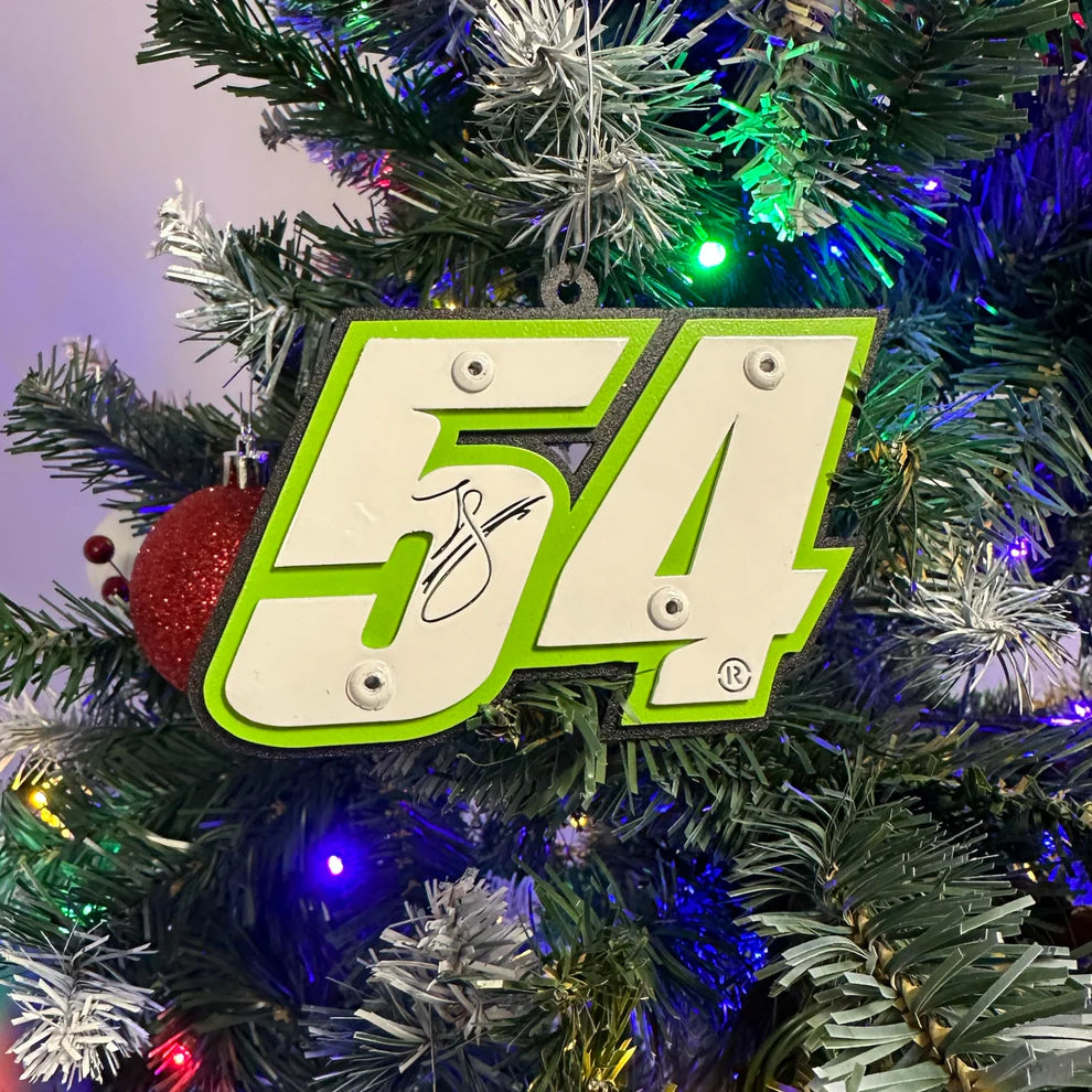 Ty Gibbs #54 Metal Car Number Ornament – Joe Gibbs Racing Store