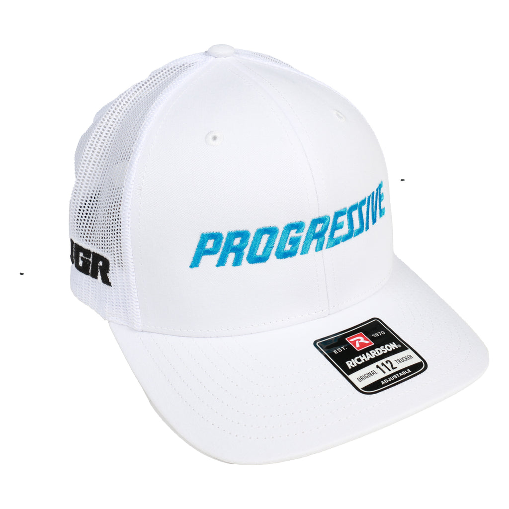Denny Hamlin White Progressive Hat – Joe Gibbs Racing Store