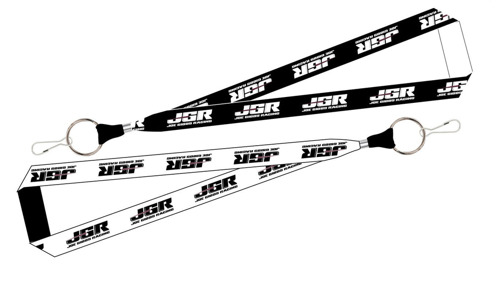 JGR 2024 Logo Black/White Lanyard – Joe Gibbs Racing Store